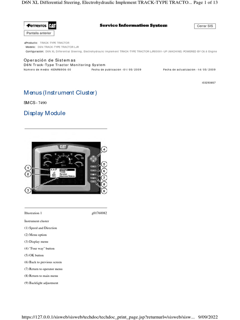 Menus - Instrument Cluster | PDF | Menu (Computing) | Software Engineering