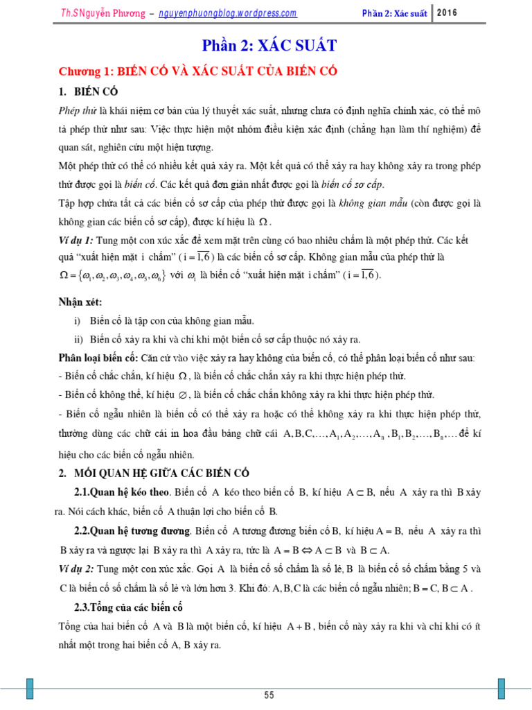 2.phan 2 XAC SUAT 1 | PDF
