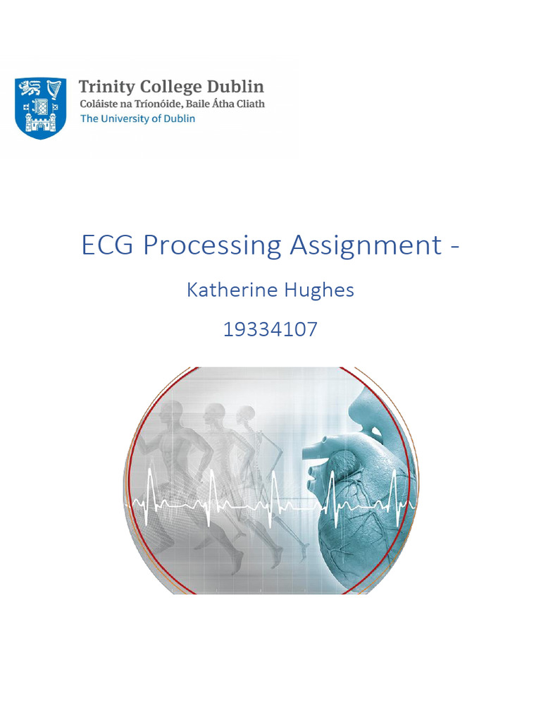 ECG HRV Assignment 19334107 | PDF | Electrocardiography | Heart