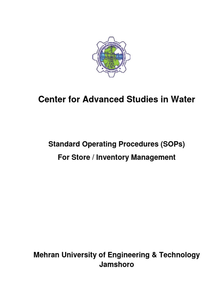 SOP Store Inventory Management | PDF | Inventory | Service Industries