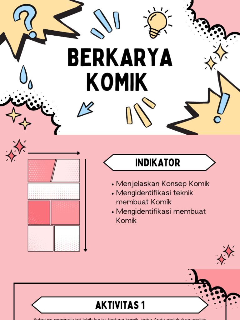 Teknik dan Jenis Komik Modern | PDF | Game & Aktivitas