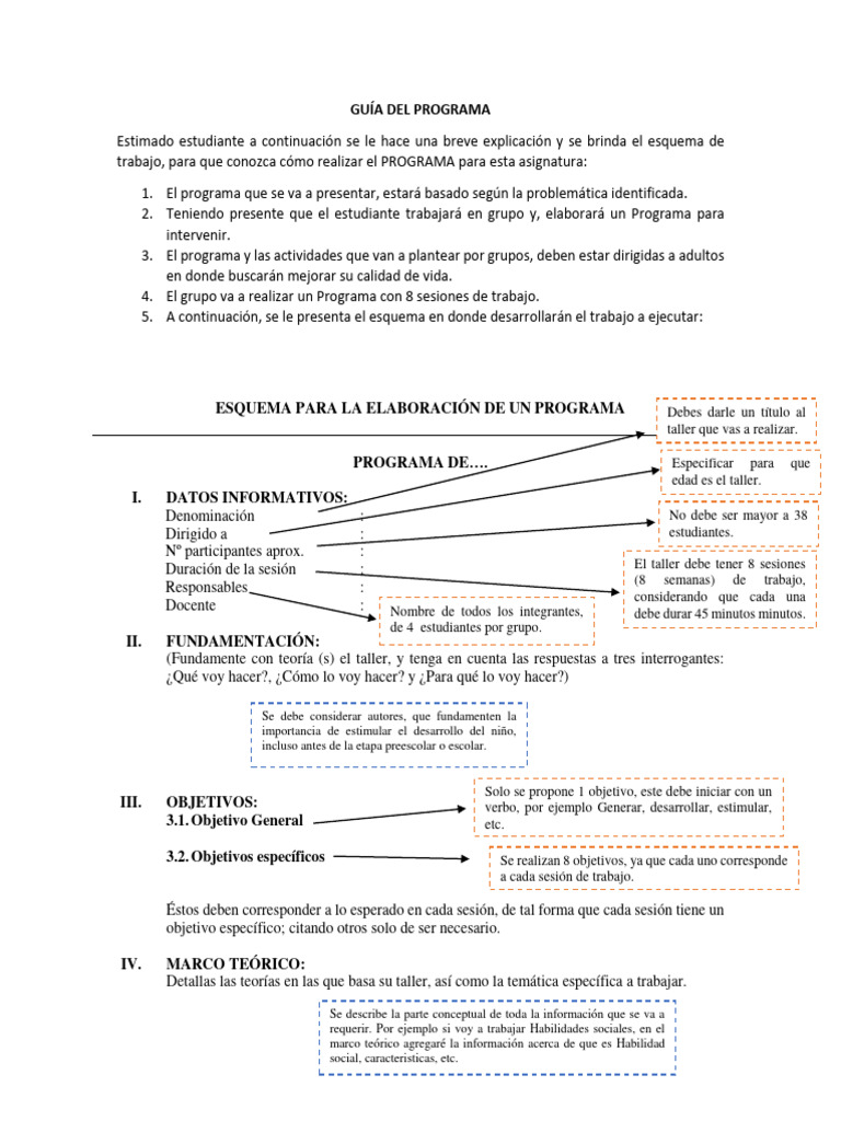 Guía de Programa Desarrollo | PDF | Aprendizaje | Cognición