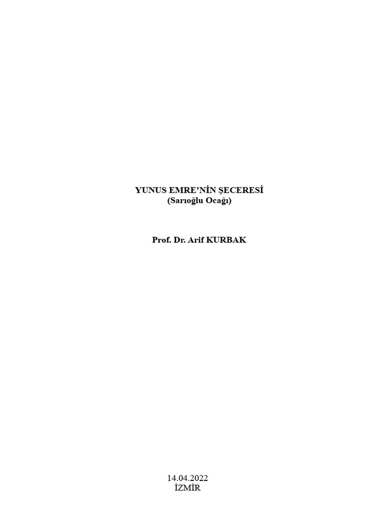 Yunus Emre | PDF