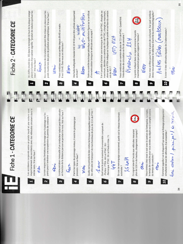 Permis Ce 200 Questions | PDF