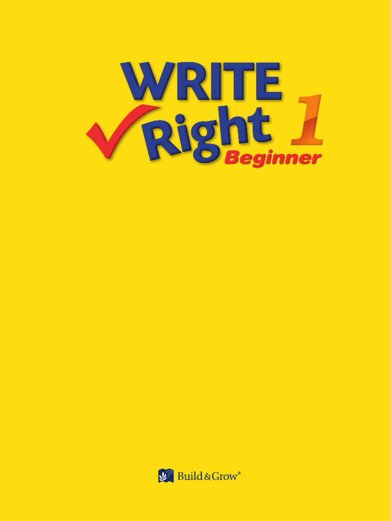 Write Right Beginner SB 1 | PDF | Second Language | Brainstorming