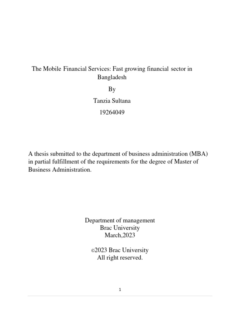 Mba | PDF | Banks | Mobile Phones