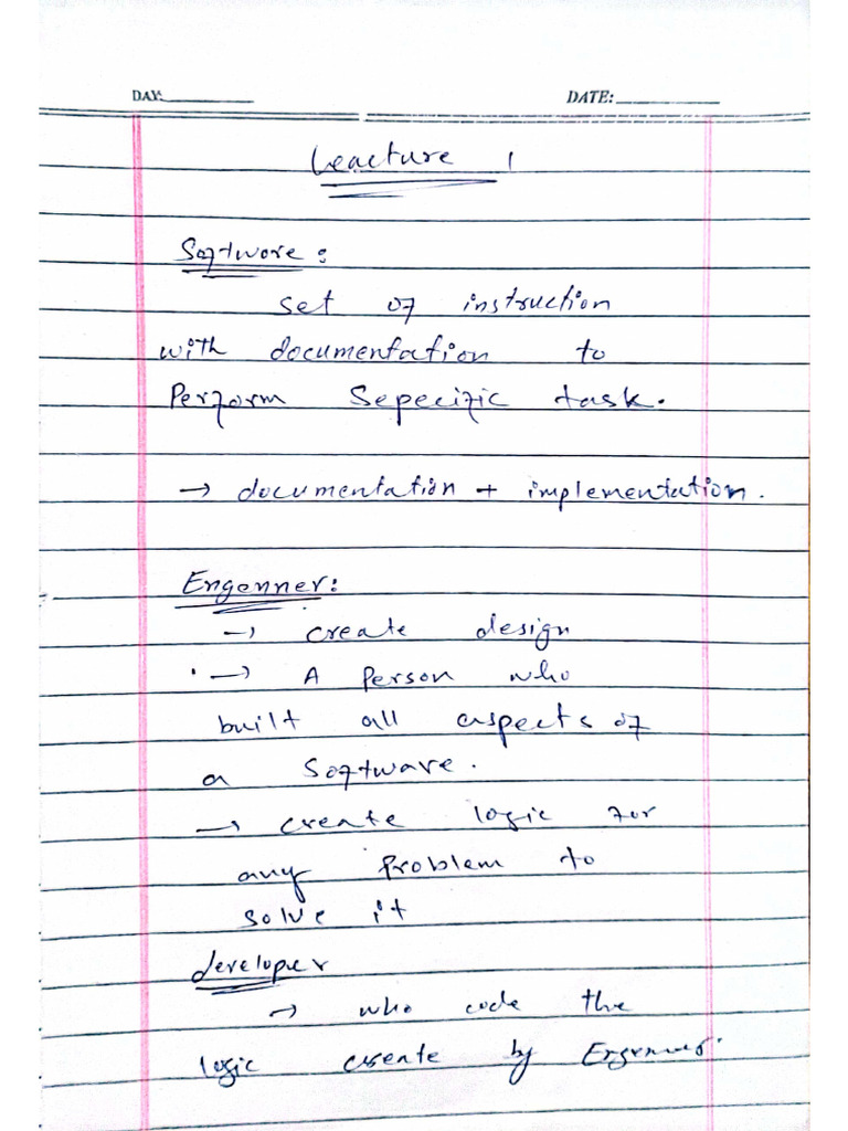 Software Engineering Notes | PDF