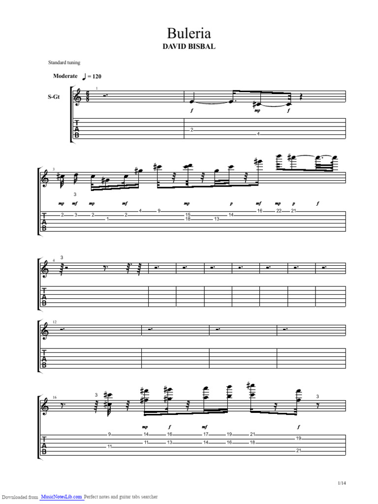 David Bisbal Buleria | PDF | European Musical Instruments | Musicology