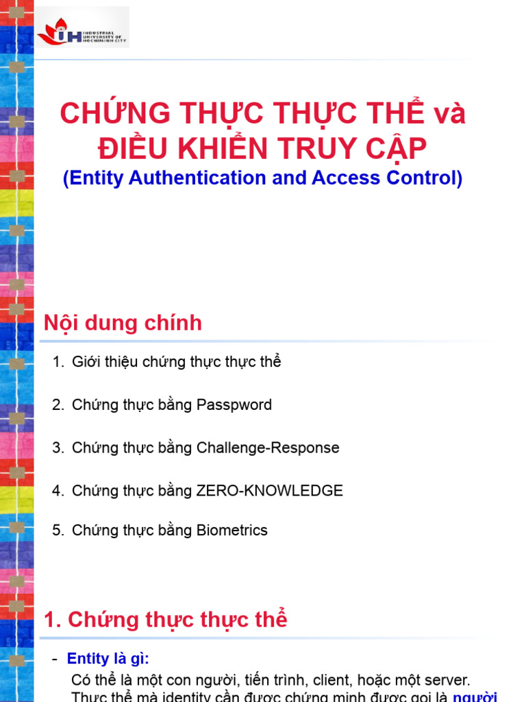 C08 ChungThucThucThevaDieuKhienTruyCap | PDF