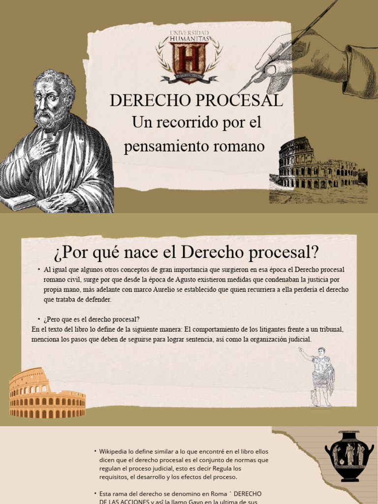 Derecho Procesal Romano: Manus Iniectio | PDF | Ley procesal ...