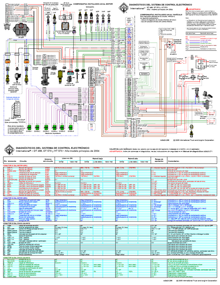 Diagrama DT 466 I313 | Descargar gratis PDF | Vehículos | Tecnología de ...