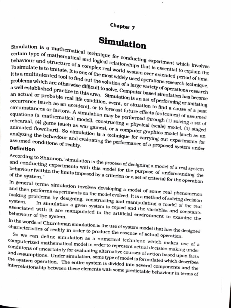 Simulation | PDF | Simulation | Conceptual Model