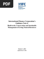 IFC's Performance Standard 6: Biodiversity Conservation and Sustainable ...