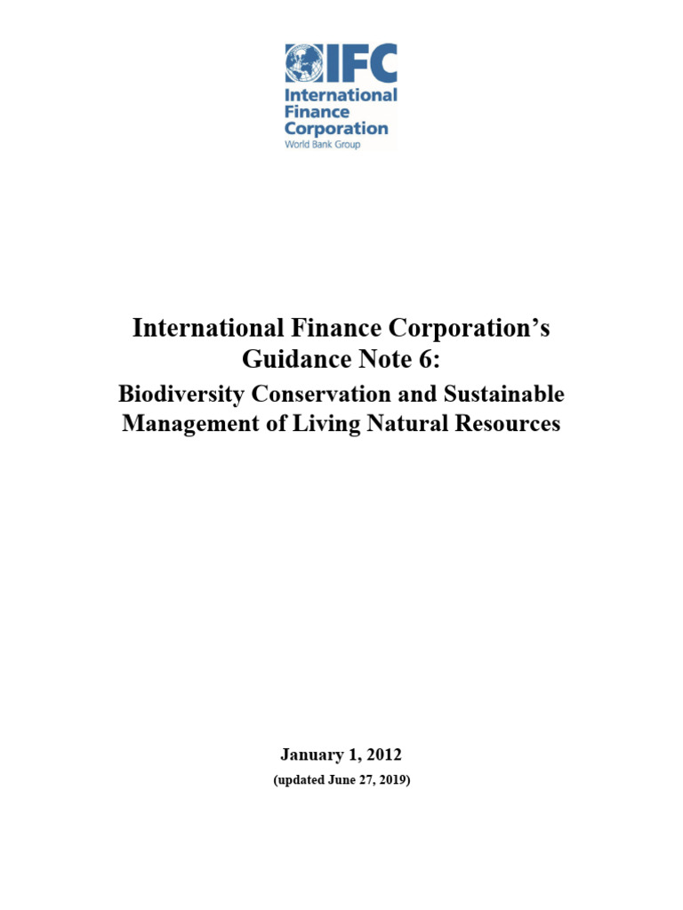 GN6 Indicadores IFC | PDF | Biodiversity | Ecosystem
