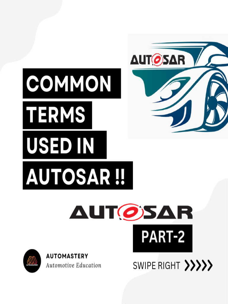 AUTOSAR Software Components Explained | PDF | Component Based Software ...