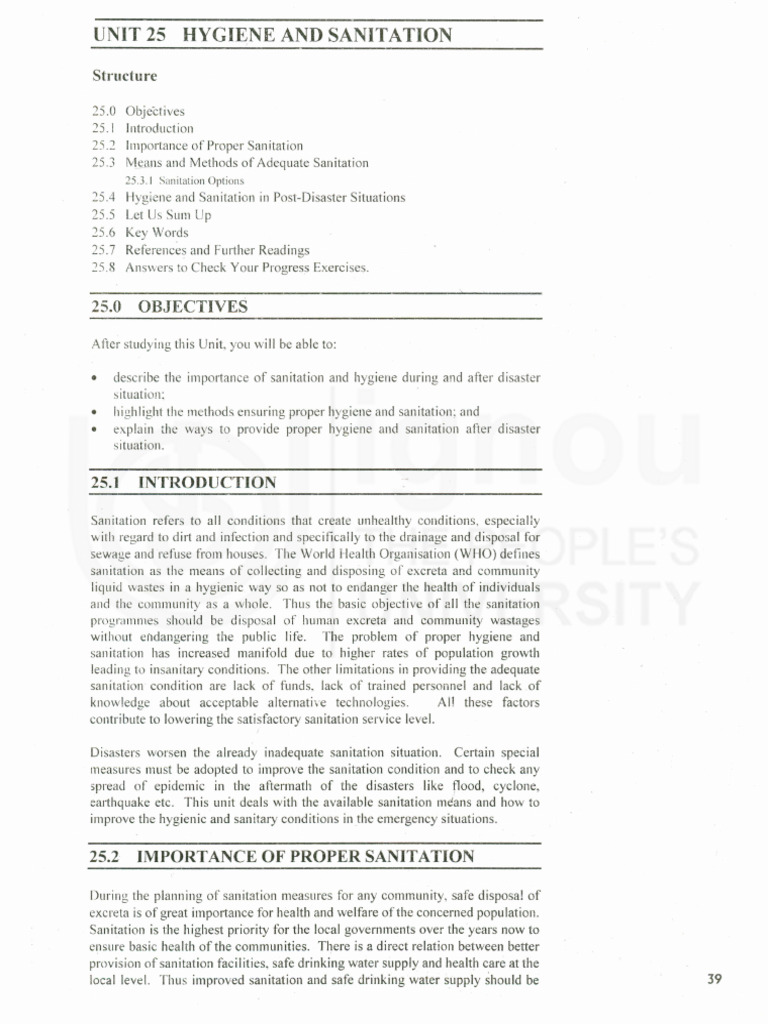 Unit 25 | PDF | Sanitation | Sewerage