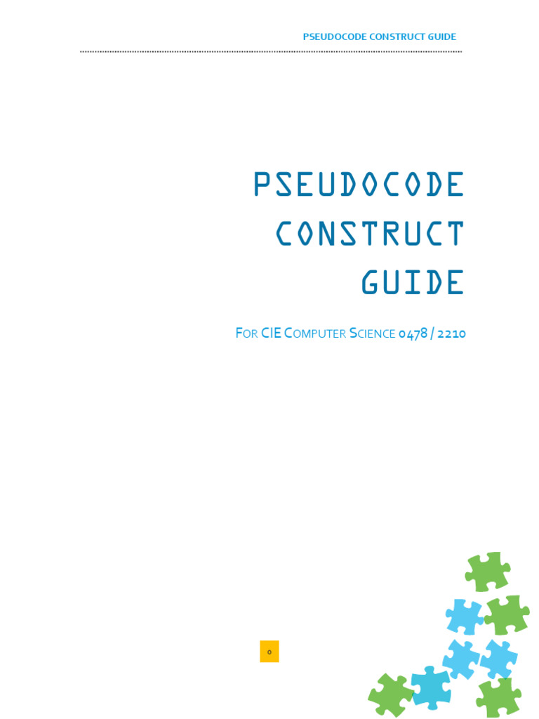 Pseudocode Guide | PDF | Data Type | Variable (Computer Science) Pseudocode Guide | PDF | Data Type | Variable (Computer Science)