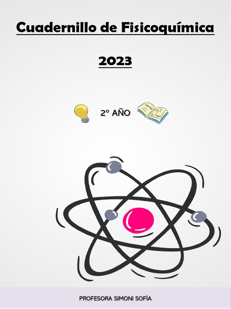 2º Año Cuadernillo FQ 2023 | PDF | Gases | Líquidos