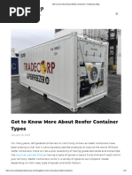 Reefer Container Stuffing Condition Report | PDF
