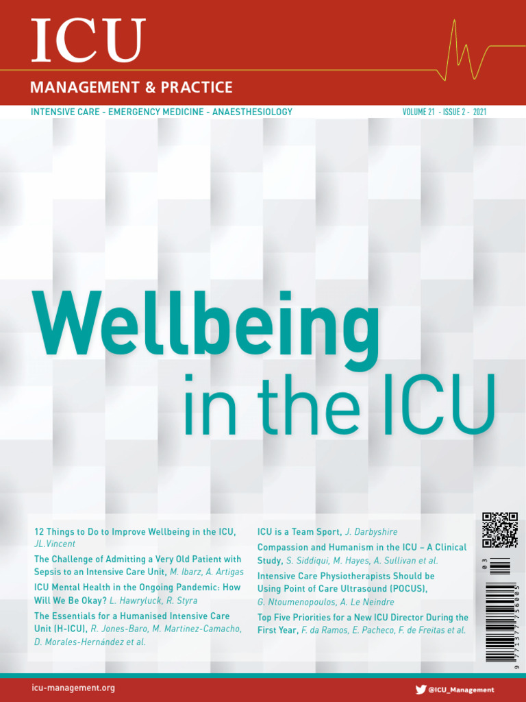 12 Things To Do To Improve Wellbeing In The Icu 2021 Pdf Intensive