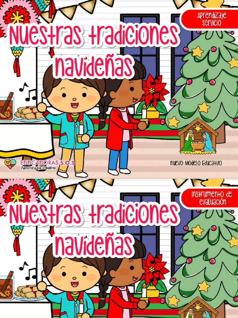 21_PROYECTO_NUESTRAS_TRADICIONES_NAVIDEÑAS_EDUCADORASSOS_FICHAS | PDF ...