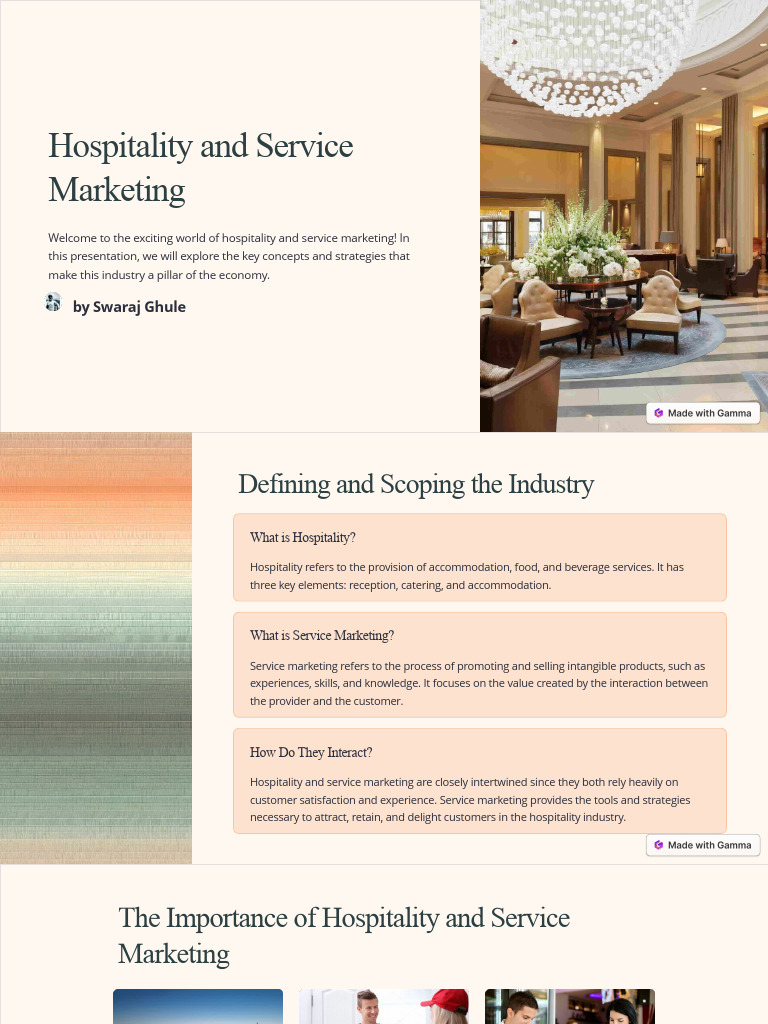 Hospitality and Service Marketing | PDF | Marketing | Market Segmentation
