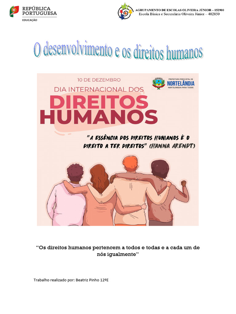 Direitos Humanos: História e Conceitos | PDF | Direitos Humanos | Liberdade