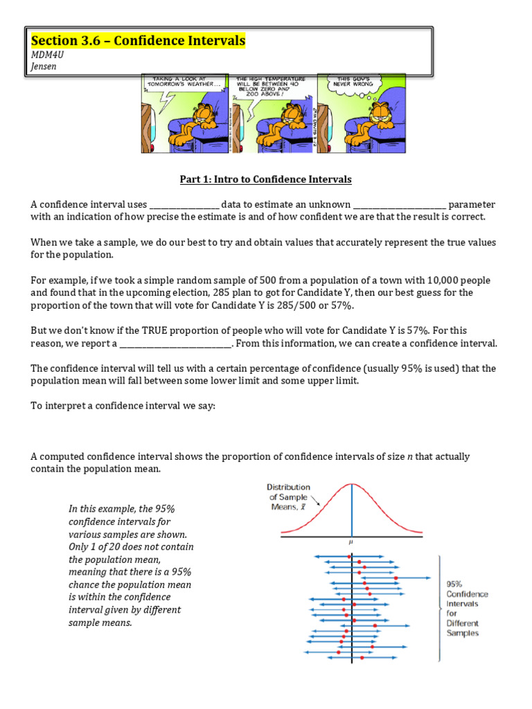 3 6+ls+confidence+intervals | PDF | Confidence Interval | Estimation Theory