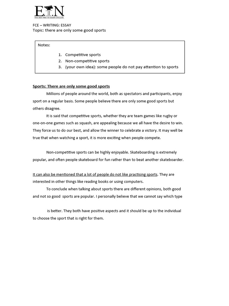 Essay Model | PDF