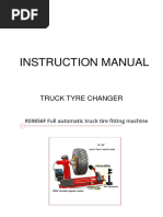Tyre Changer Instruction Manual | PDF | Tire | Screw