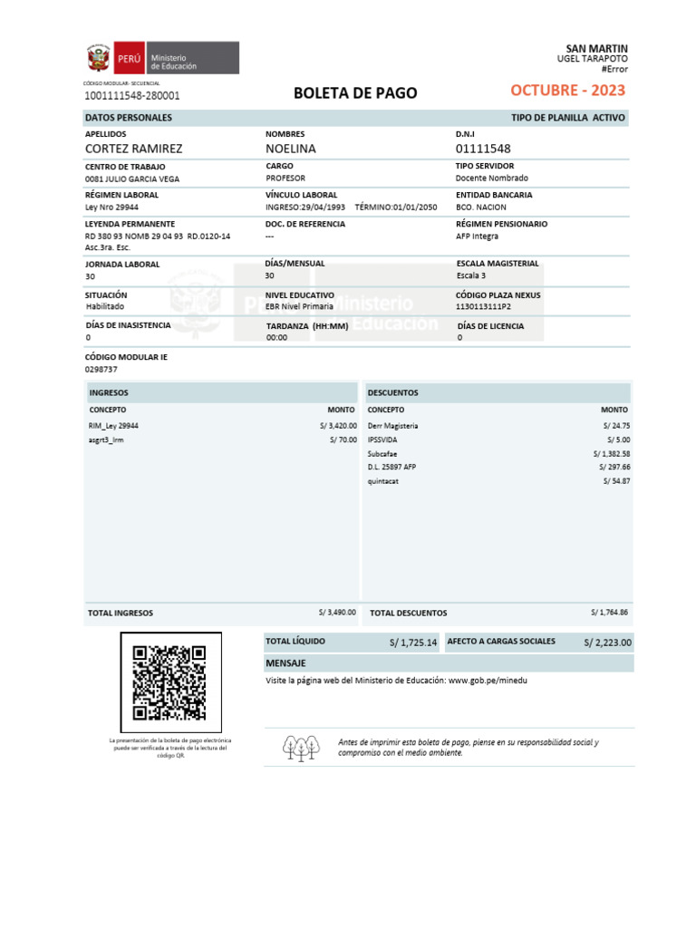 Descargar Boleta | PDF