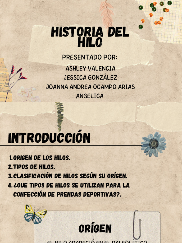 Historia Del Hilo - 20231015 - 181026 - 0000 | PDF | Ropa | Algodón