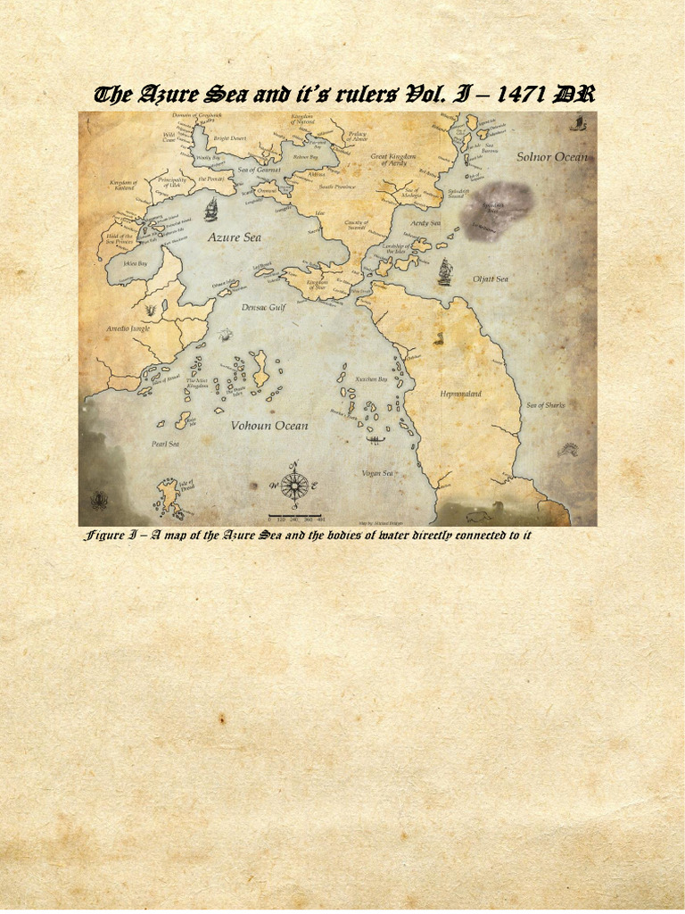 Azure Sea and Its Rulers | PDF | Elf (Dungeons & Dragons) | Sea