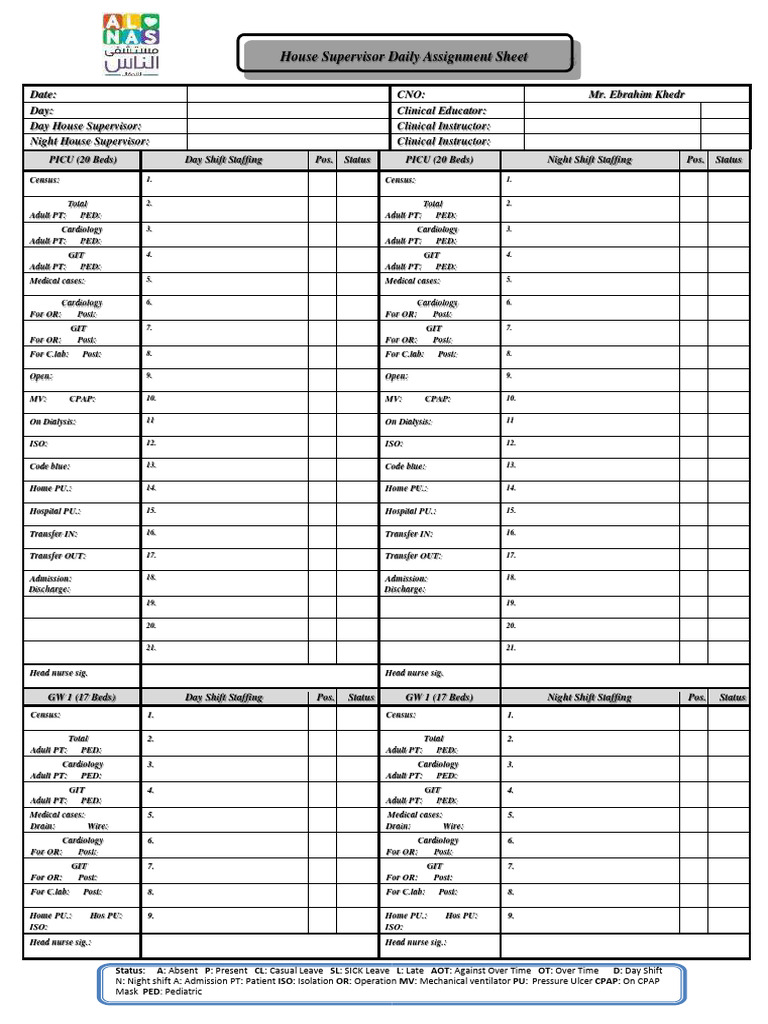 Updated Allocation Nursing 11-2022 | PDF | Clinical Medicine | Medicine