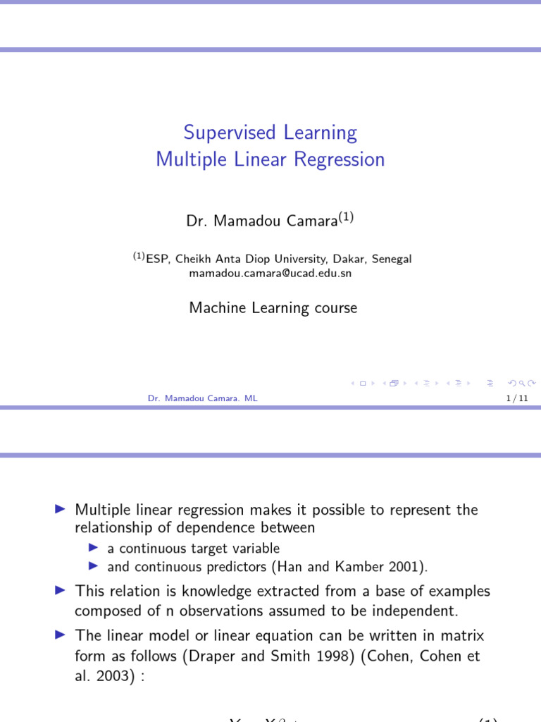 Regression 4 | PDF | Linear Regression | Regression Analysis