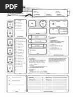 Blank D&D Character Sheet PDF | PDF | Dungeons & Dragons | Tabletop Games