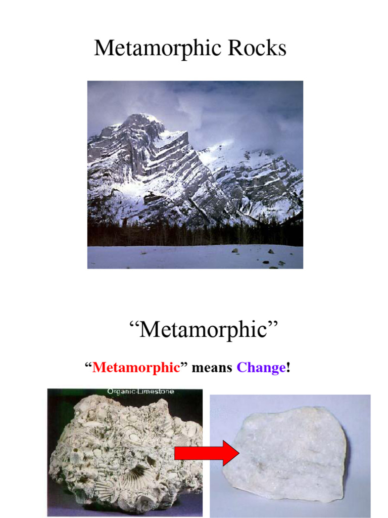 Metamorphic Rocks Current | PDF | Rock (Geology) | Rocks