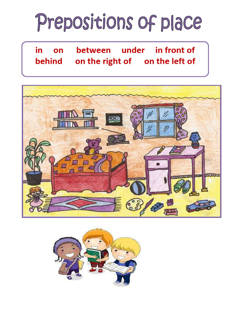 Prepositions of Place Bedroom | PDF