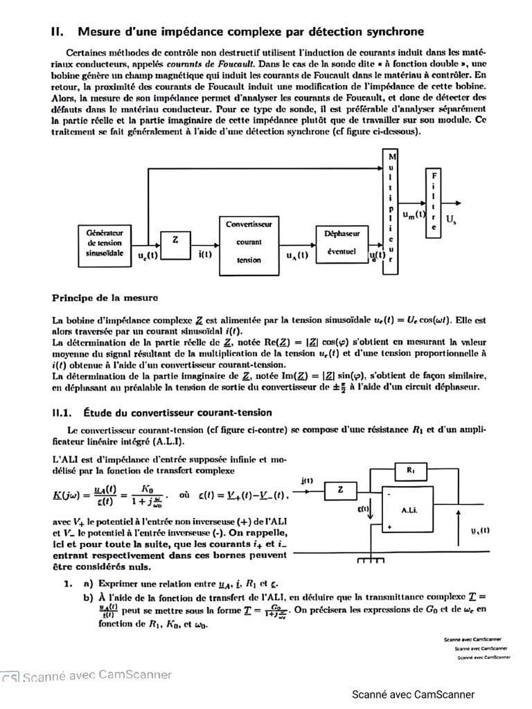 PB Corrig Ampli Op | PDF