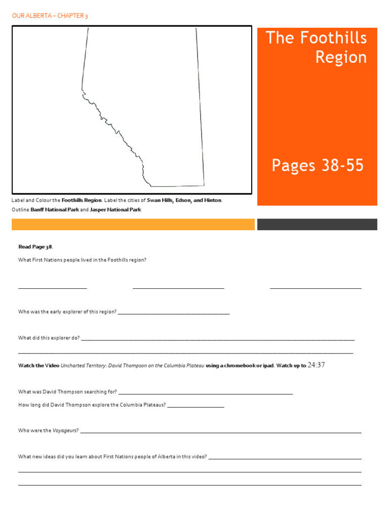 Exploring Alberta's Foothills Region | PDF | Alberta | Mountains