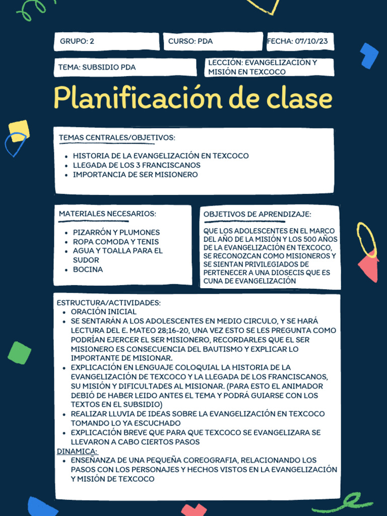 Planificacion Clase | PDF | Rosario | Oración