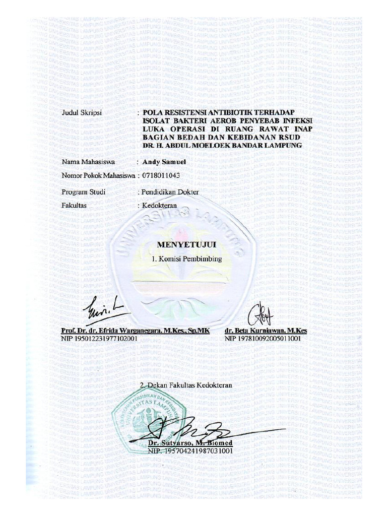 Halaman Persetujuan | PDF