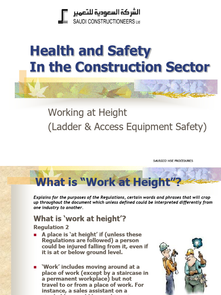 Working at Height Training | PDF | Occupational Safety And Health | Safety