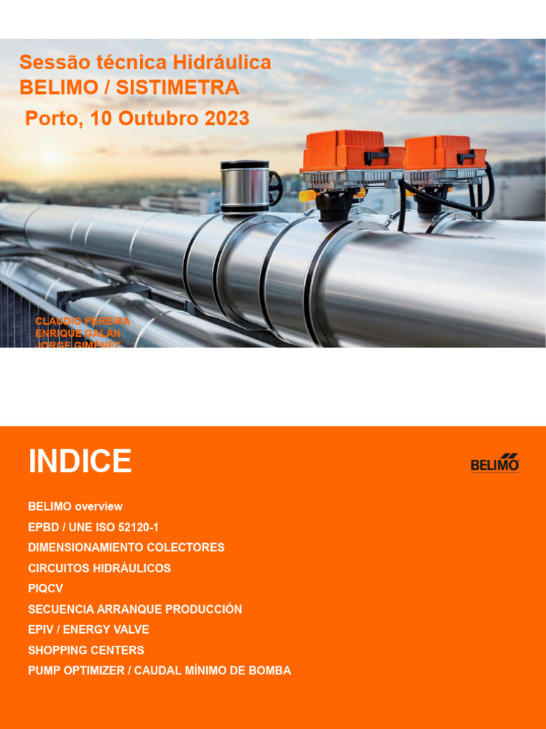 Sessao Tecnica Belimo Porto 10 Out | PDF | Uso eficiente de energia | Natureza