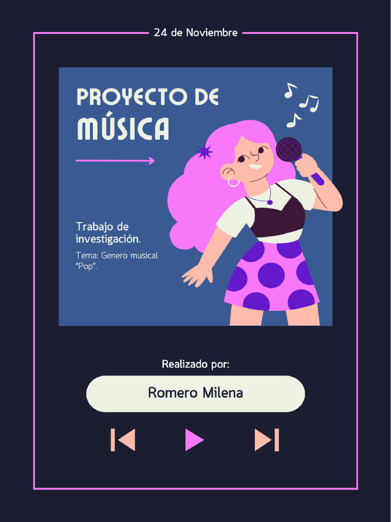Trabajo Informativo de Música Sobre El Genero Musical Pop | PDF ...