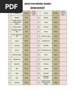 12 Week Boxing Training Program PDF | PDF | Strength Training ...