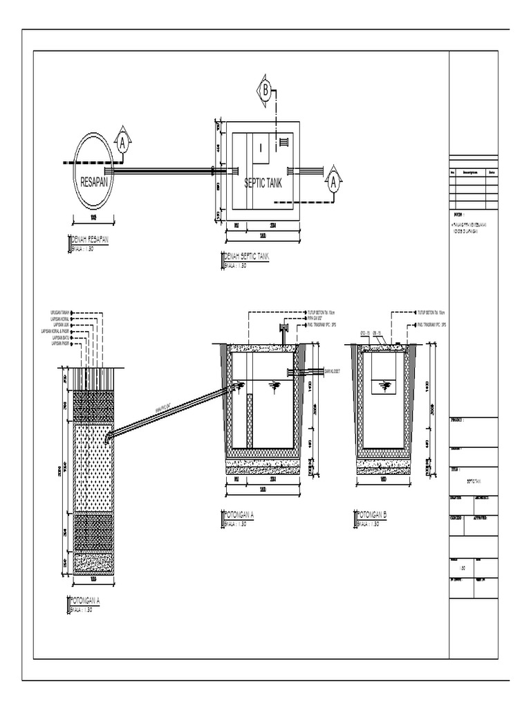 Septic Tank Model | PDF