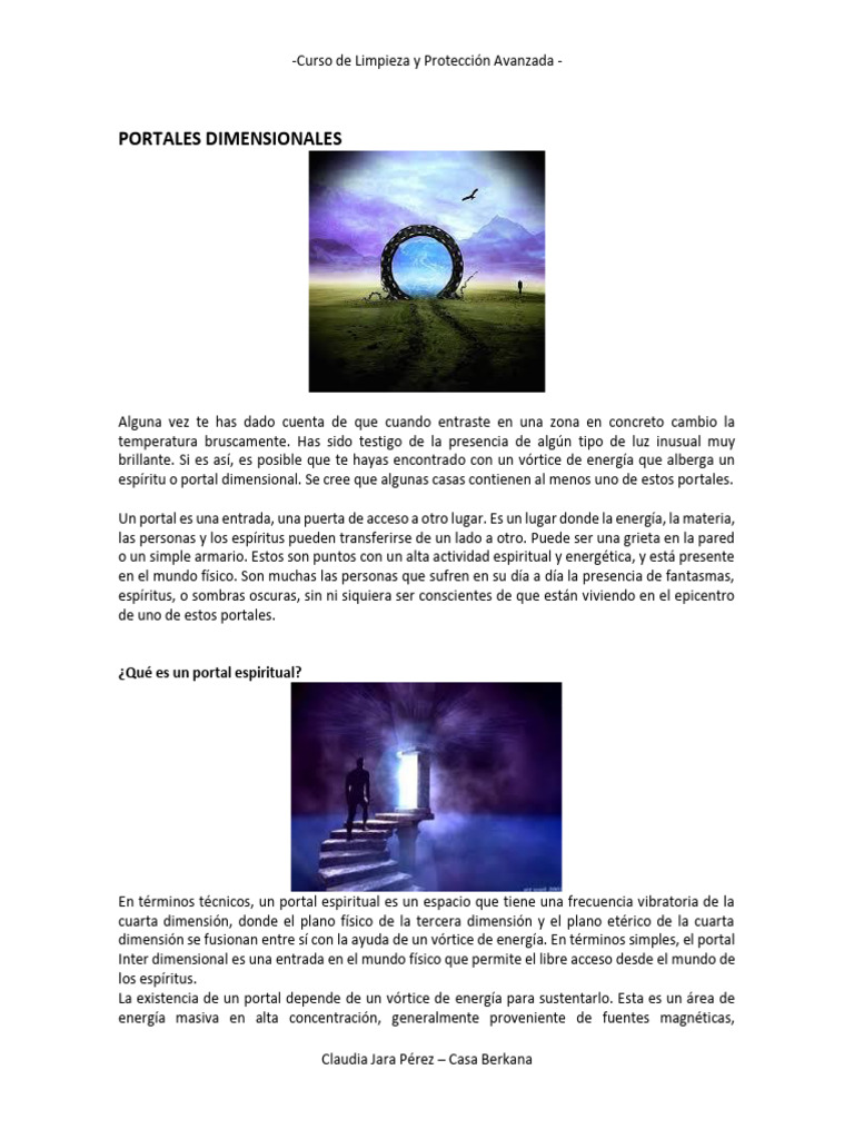 Portales Dimensionales | PDF | Espejo | Fantasmas