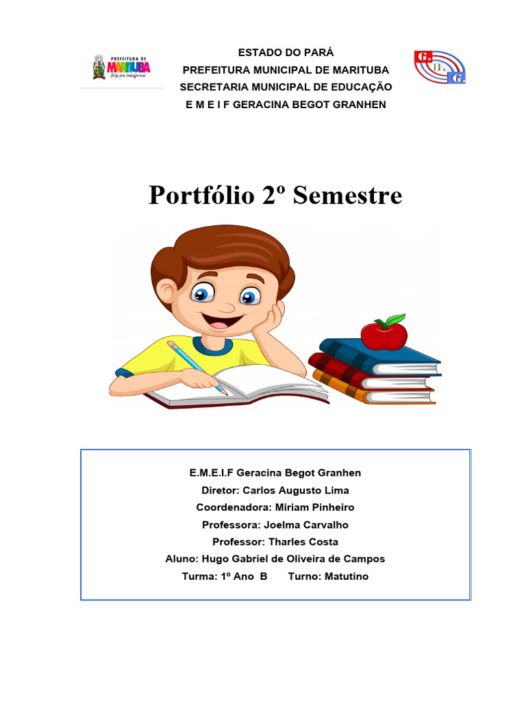 Prof Tharles Portfolio 2 Semestre - Hugo | PDF | Escrita | Imagem