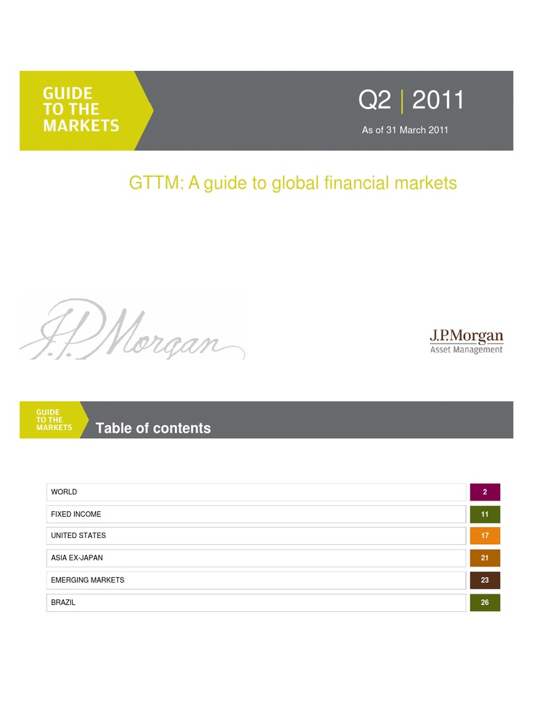 JPM Report June | PDF | High Yield Debt | Emerging Markets